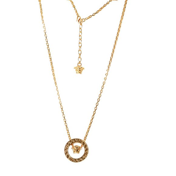 Versus | Jewelry | Versace Unisex Gold Color Metal Chain Necklace ...